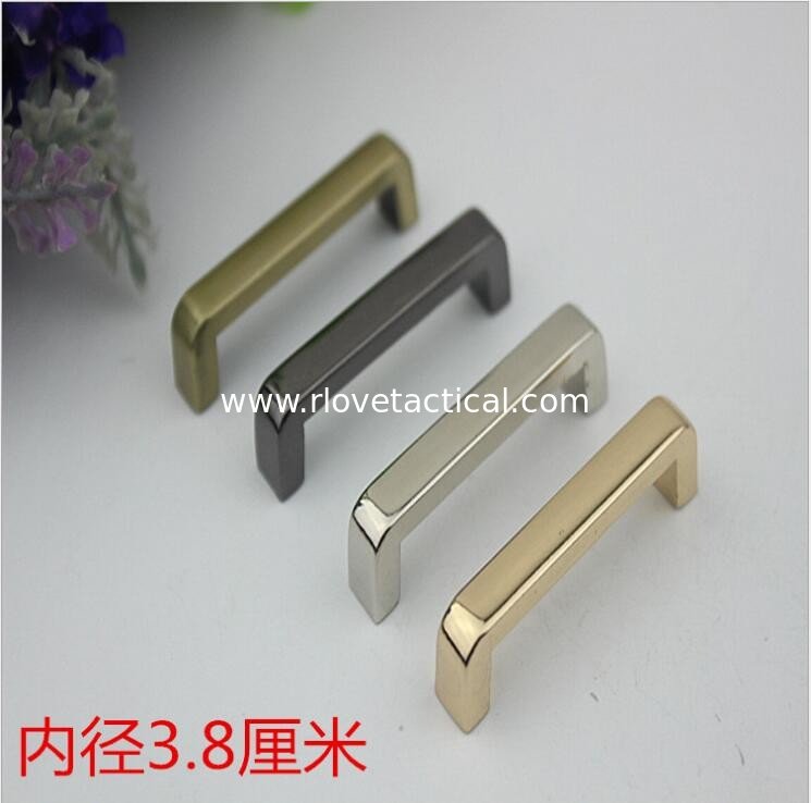 Handbag accessory hanging brush anti brass color zinc alloy 38 mm metal arch bridge for sales