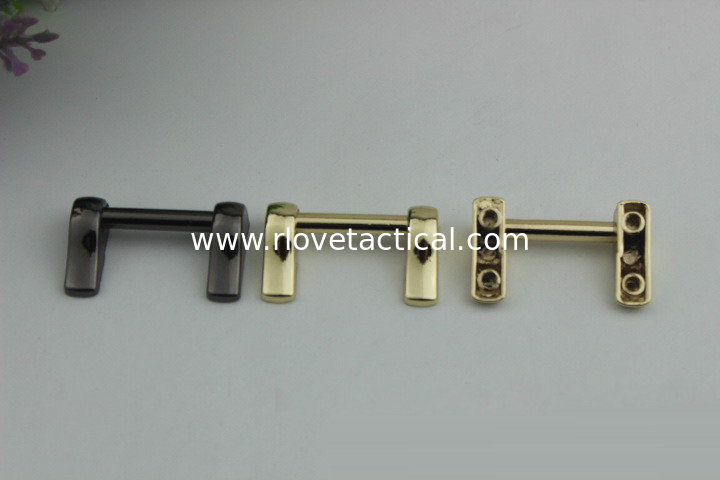 Fashion bag light gold color zinc alloy metal fitting 20 mm arch bridge for purse
