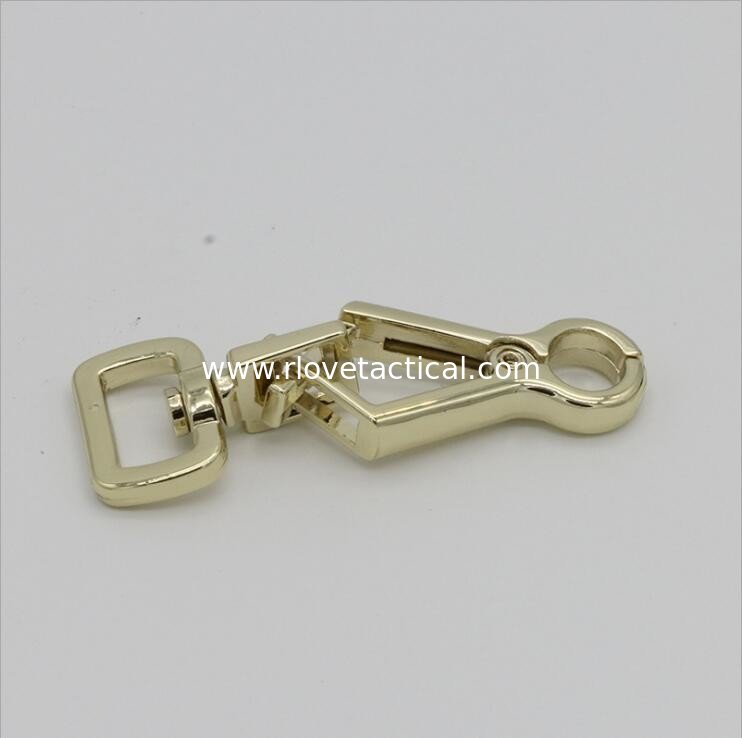 High quality light gold 14.47 grams bag fitting zinc snap hook with better price