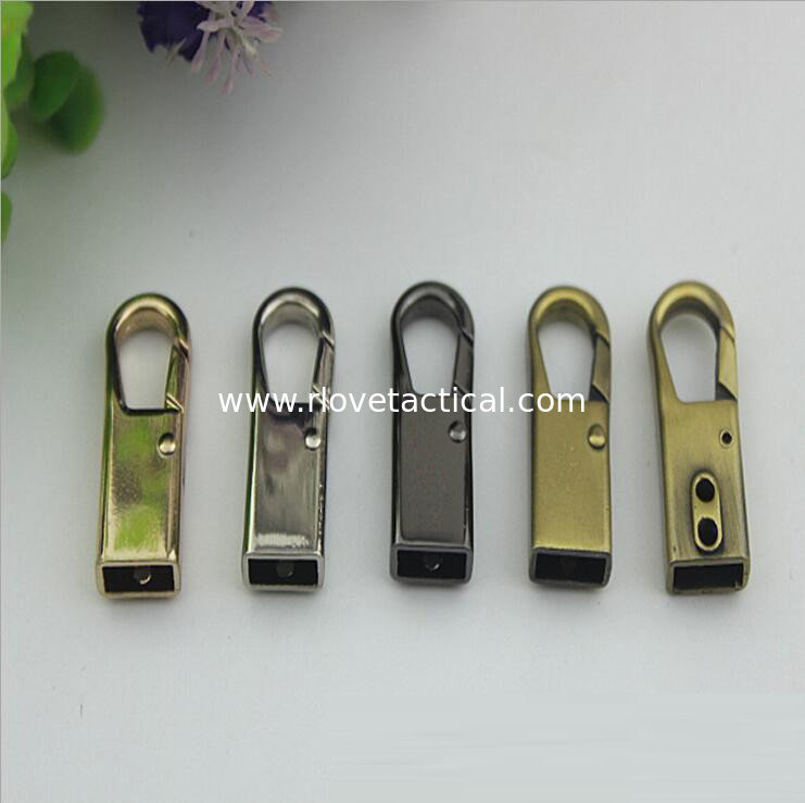 Metal accessories zinc alloy various color key chain hardware snap hook with screws