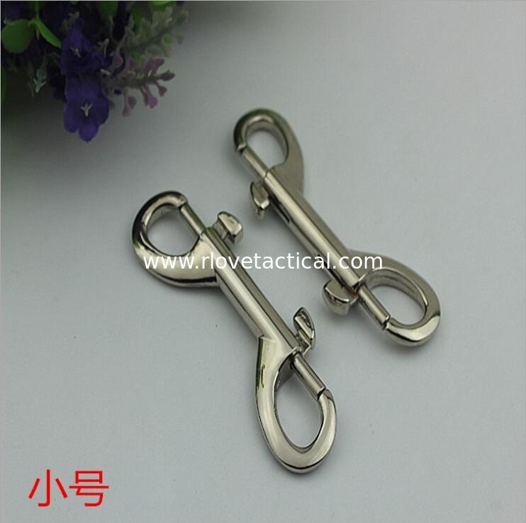 Handbag hardware 85 mm length nickel color swivel snap lobster claw clasp hook with nickel free