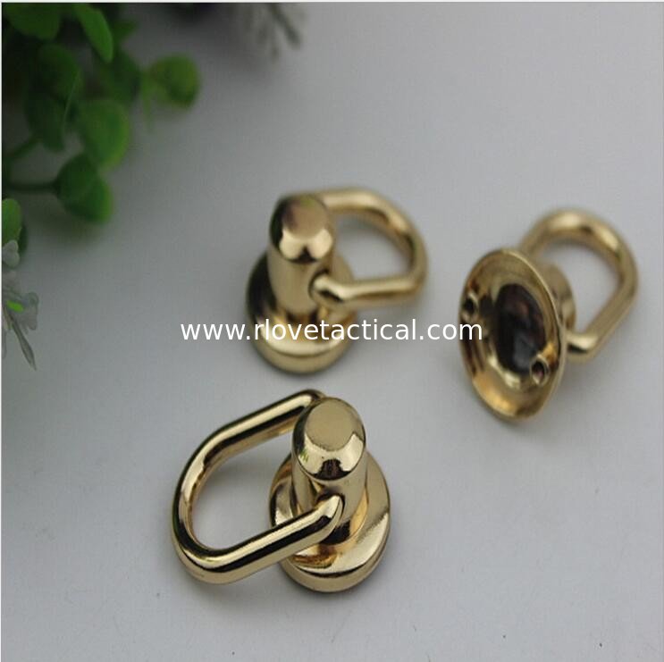 High quality light gold zinc alloy 16 mm metal stud rivet for handbag straps
