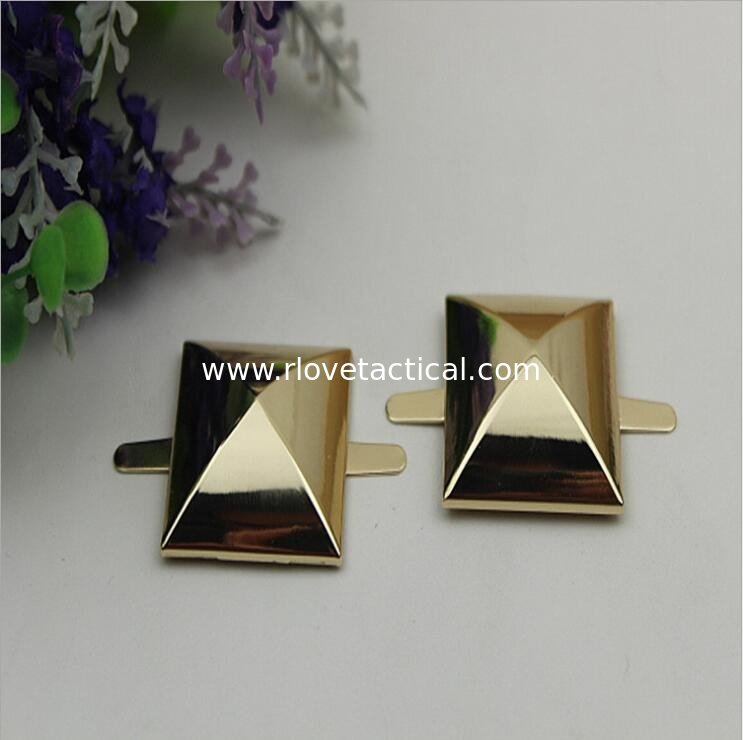 DIY bag hardware accessories light gold 30 mm metal square nail for handbag