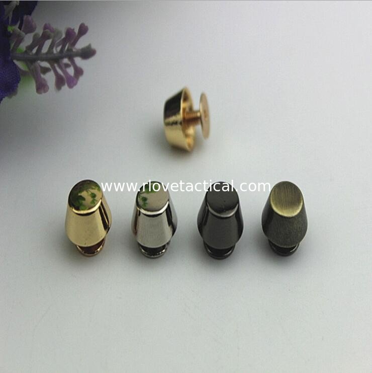 Fashion design gold color accessories 8 mm studs bag copper rivets for leather