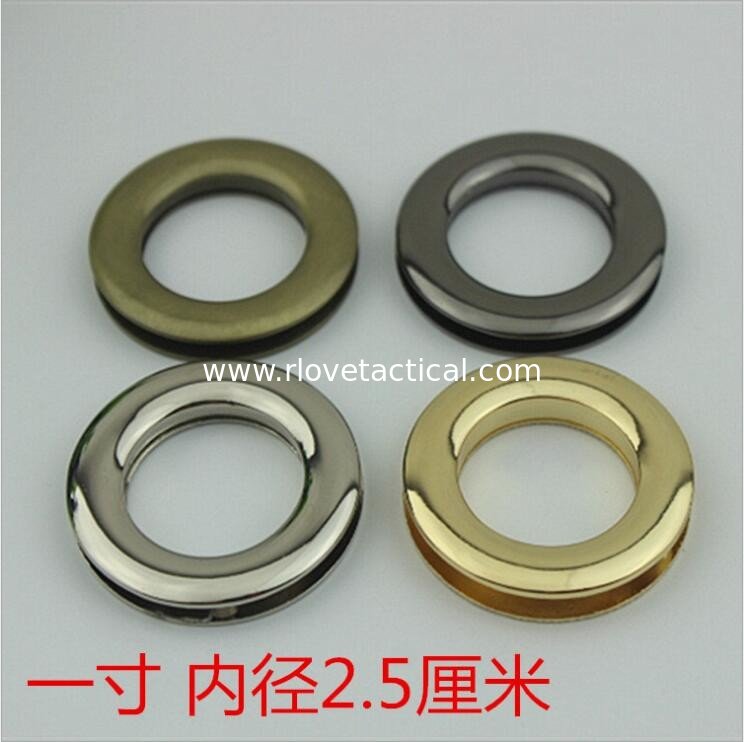 Handbags accessories zinc alloy 1 inch hanging brush anti brass color metal screw eyelets for leather bag