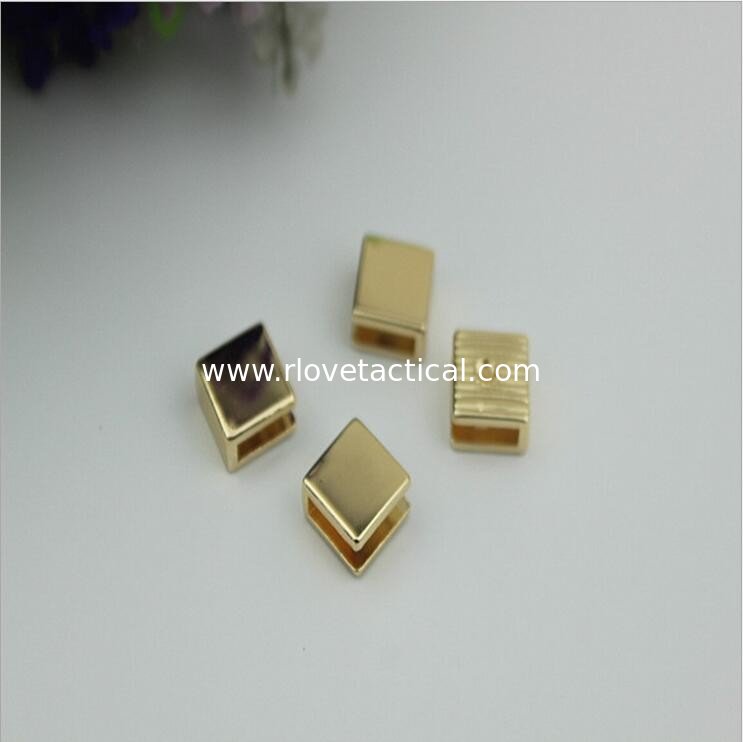 Factory export bag accessories 10 mm light gold edge metal corner protector with high plating