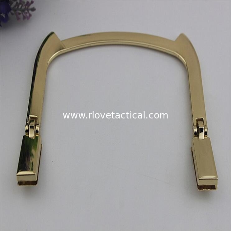 Hardware bag accessories zinc alloy light gold 105 mm canvas tote bag leather handle