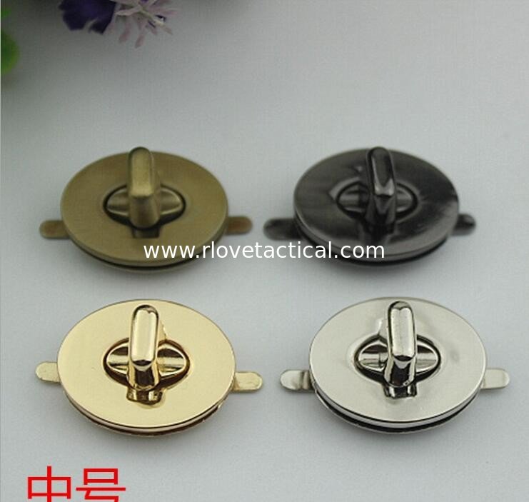Hot sell Factory zinc alloy hardware accessories high quality custom oval metal handbag twist lock