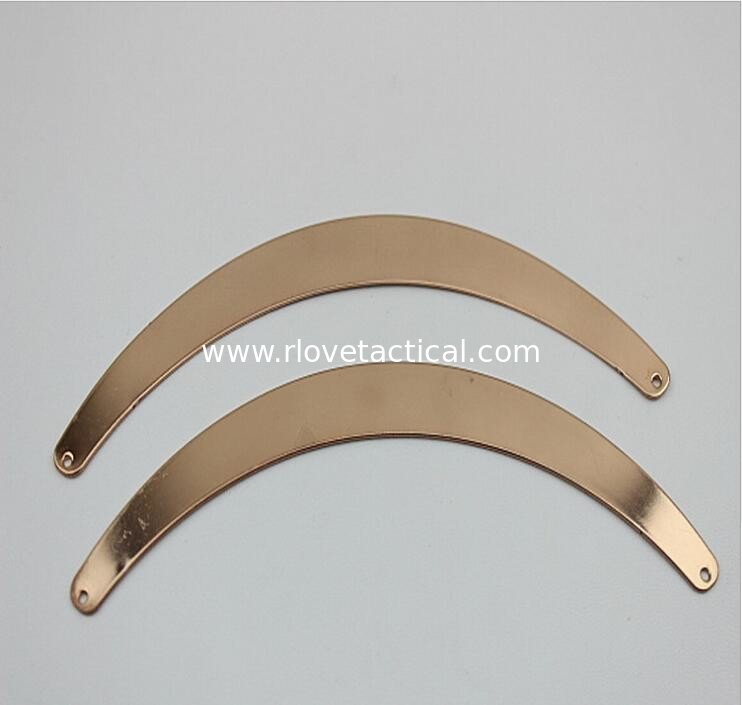 Cheap price iron sheets gold curve shape shoelace metal accessories buckles for shoe