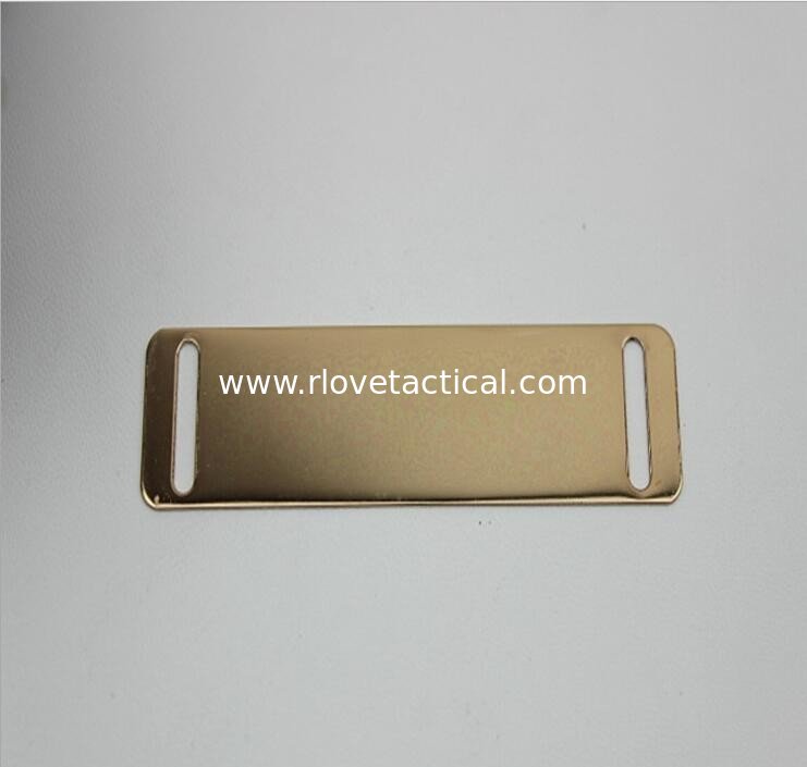 Shoes hardware accessories 80mm length gold iron metal buckle for shoelace