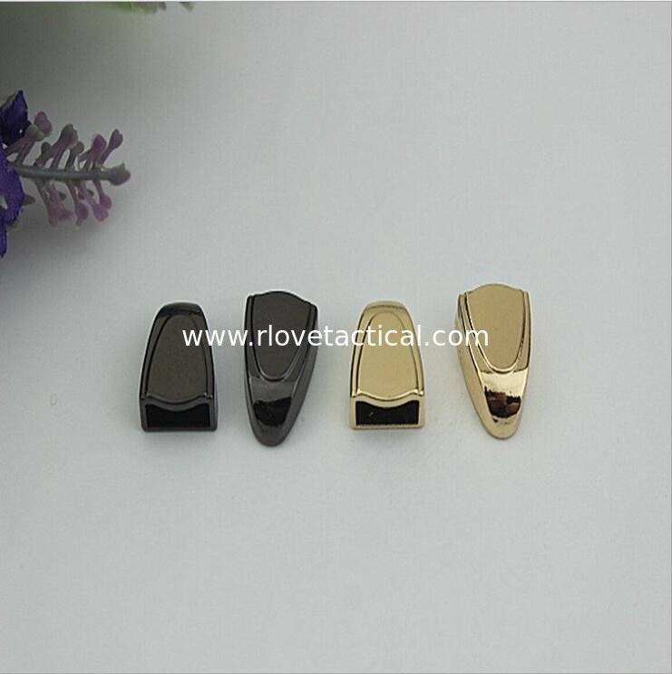 High Quality Zinc Alloy Nickel Free Plating Durable Metal End Clip For Cord