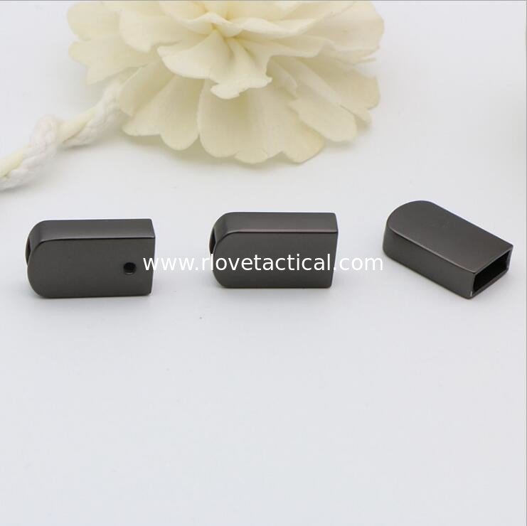 Custom Made Handbag Metal Accessories Gunmetal Color Rope End Clip Cord Stopper