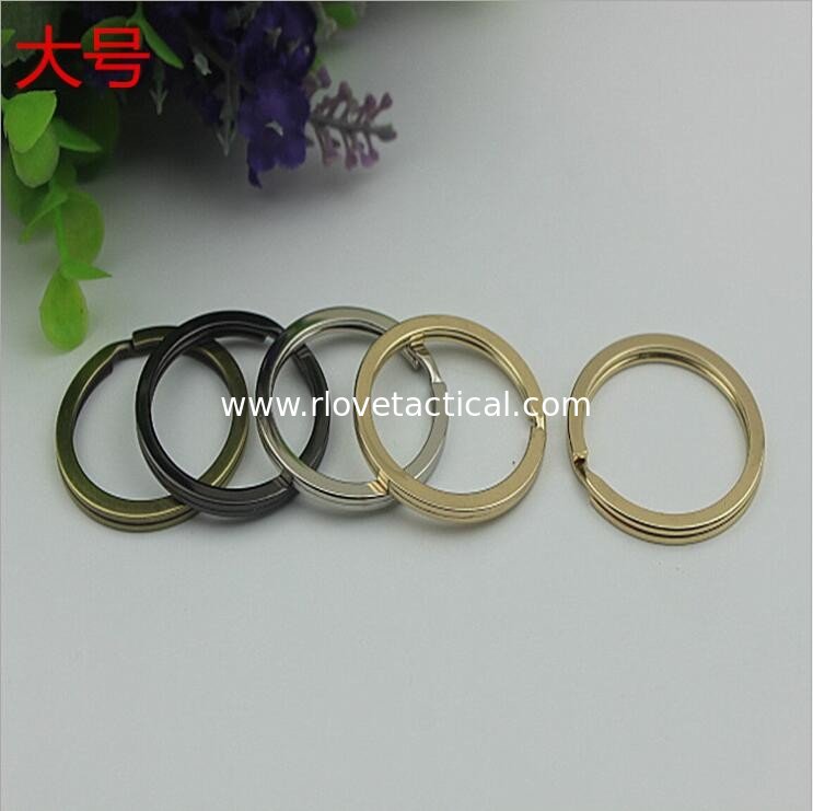 Manufacturing various color iron key chain accessories 29 mm small split key ring