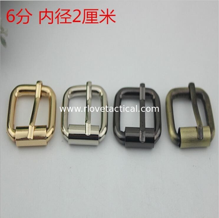 Factory Designer Gold Iron 20 MM Metal Clip Roller Pin Blank Belt Buckle For Bags