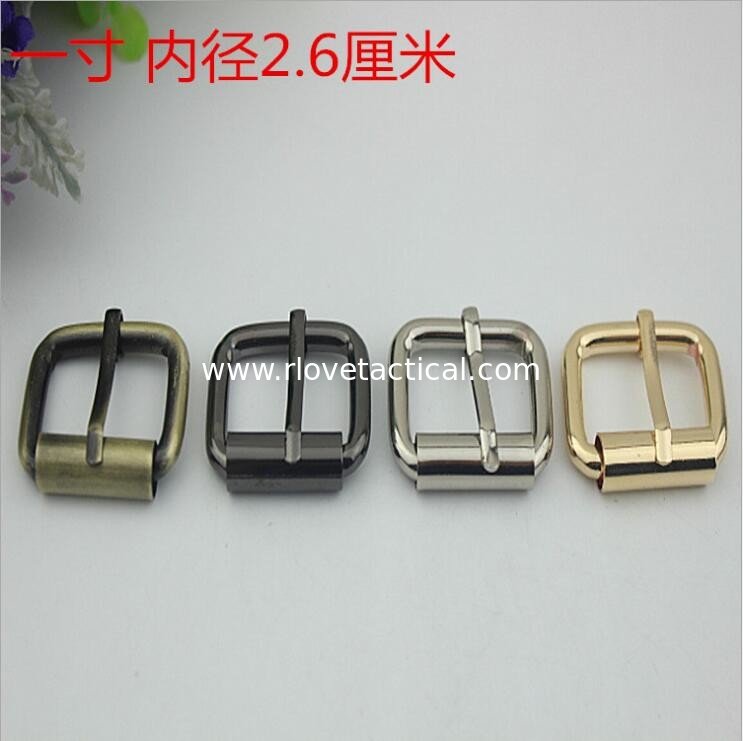 Bag Hardware 26 MM Iron Shiny Nickel Plating Roller Pin Buckle for handbag