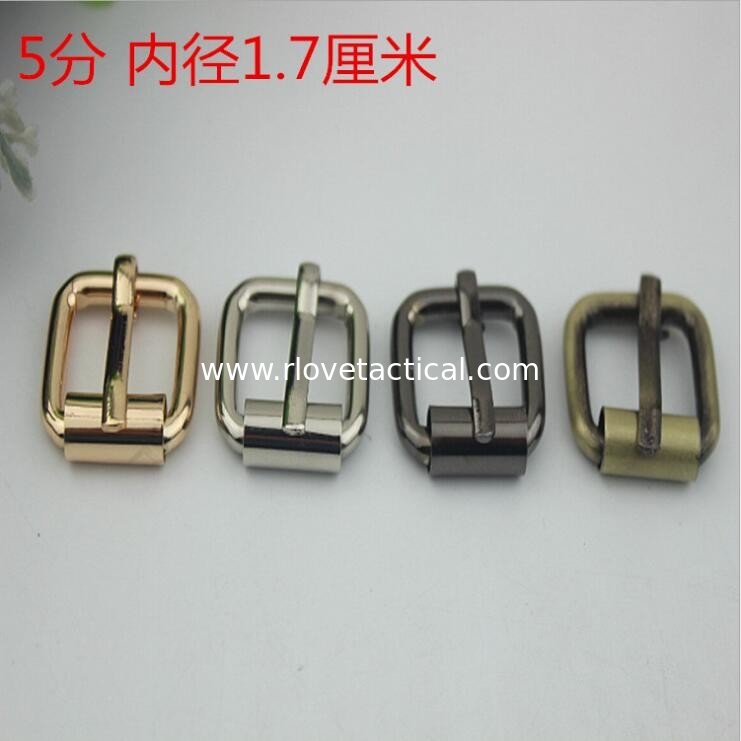 Wholesale Factory Bag Accessories Custom 17 MM Gunmetal Color Iron Metal Roller Pin Buckles For Belts