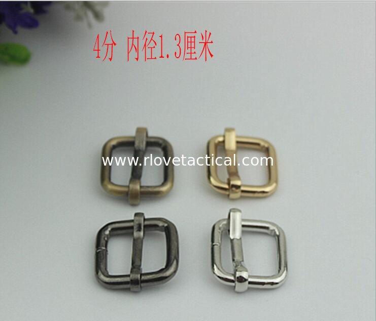 Women handbag leather 13 mm multicolor iron metal adjustable slide buckles