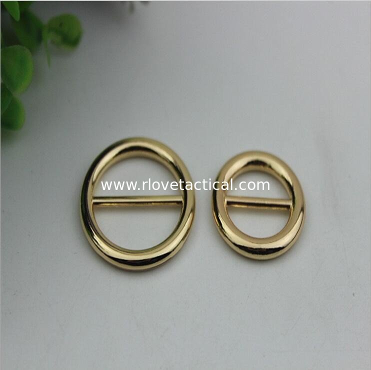 Bag hardware accessories manufacturer 25 mm / 20 mm gold metal adjustable buckle for handbag/garment