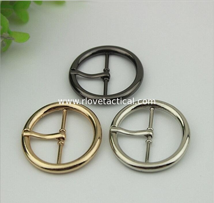 Simple Design 3 Color Garment Accessories Zinc Alloy Metal Pin Belt Buckle 31 MM For Purse