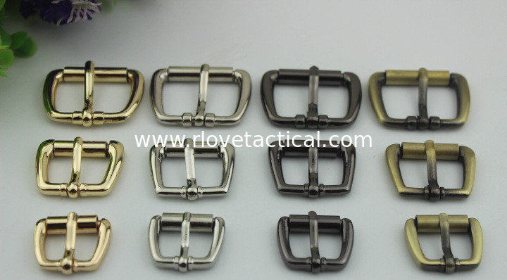Custom 20 MM Gunmetal Color Metal Roll Pin Bag Belt Buckle Bag Hardware