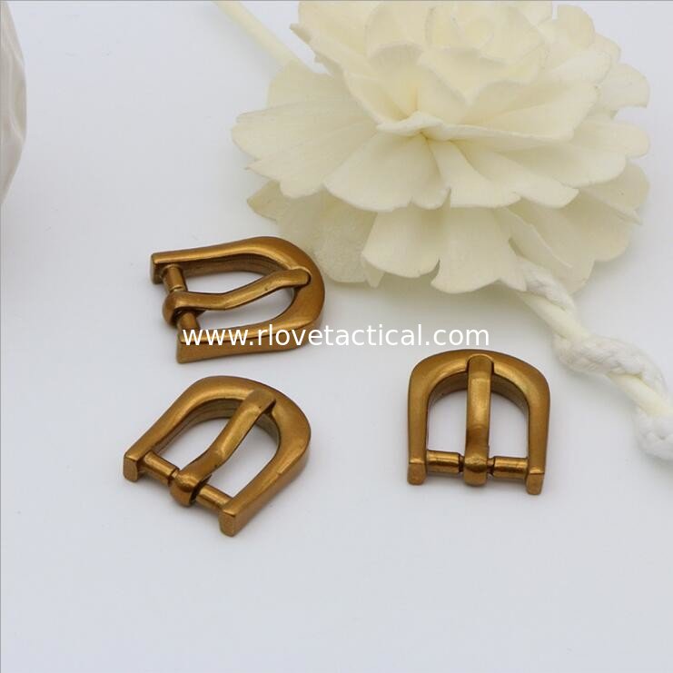 OEB Antique Gold Factory Custom Zinc Alloy 14.3 MM Metal Belt Pin Buckle