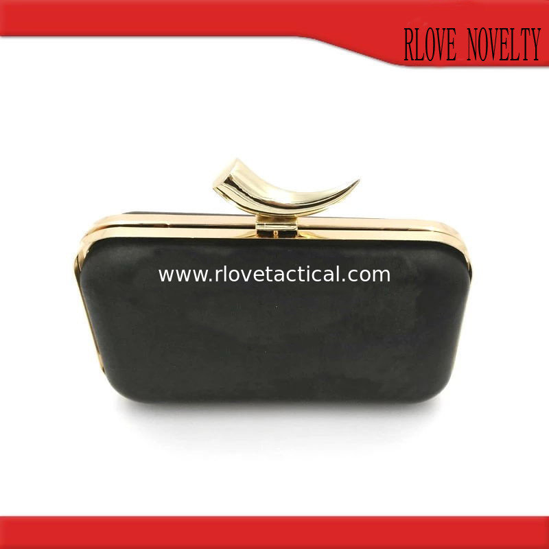 20*11.5CM Plastic Evening bag clutch boxes gold metal purse frame Guangzhou Wholesale