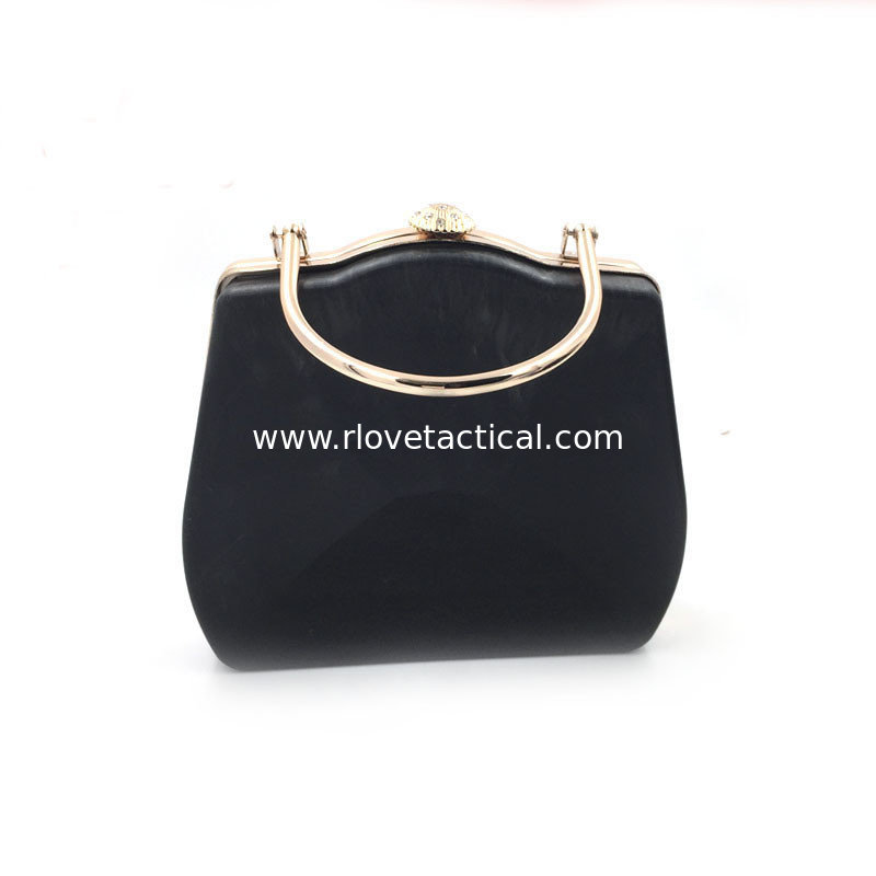 Factory Cheap 183*155 MM Purse Box Iron Metal Purse Frames With Gold