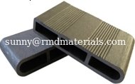 China Free Maintenance Wood Plastic Compsite Flooring/WPC Hollow Decking 200*36(RMD-143) supplier