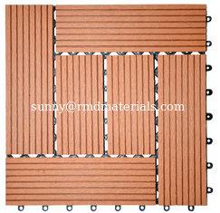 China Outdoor wood laminate flooring/portable floor tiles   310*310*25mm (RMD-D4) supplier