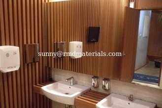 China 2015 hot sale anti-UV  wpc wall panel decorative outer wall sunshading 140*16(RMD-46) supplier