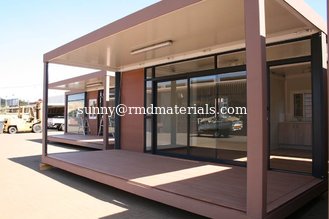 China Composite Decking and Railing system with privacy wall and door 500*50(RMD-146) supplier