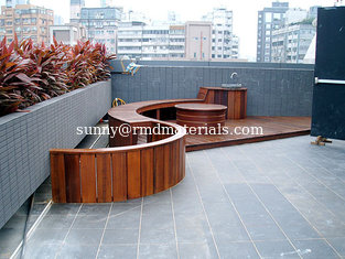 China China furnished settle china WPC chairs folding china outdoor chair 98*22 RMD-64 supplier