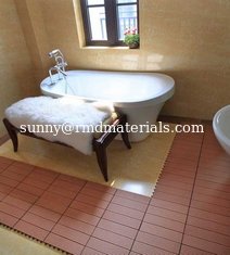 China non-slip bathroom floor DIY tiles outdoor floor tiles wooden decking tiles (RMD-D6) supplier