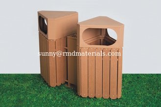 China Park durable and recycling wpc garbage can RMD-D9 supplier