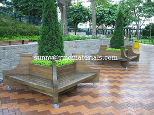 China Outdoor wpc flower pot/composite garden pot supplier