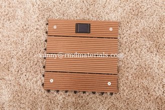 China Wpc decks with solar light supplier
