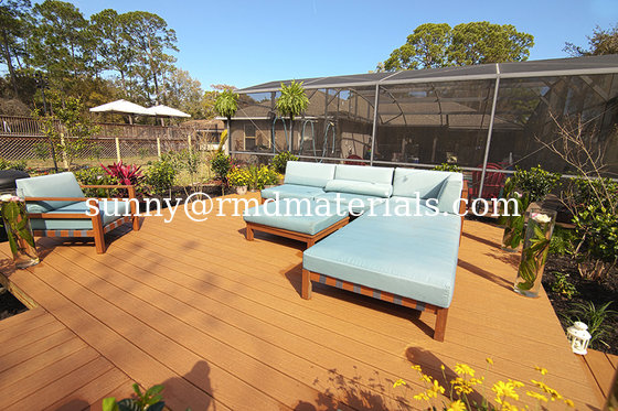 Composite garden decking