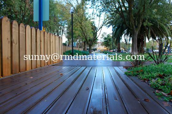 Heat Treated Deck Wood/ Plastic Composite Waterproof Decking 120*30 (RMD-53) supplier