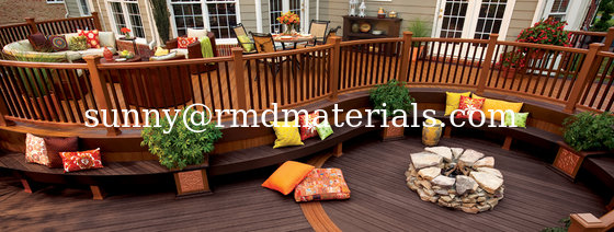 Double Deck Bed Wood/ Plastic Composite Timber for Yard Decoration 135*25(RMD-141) supplier