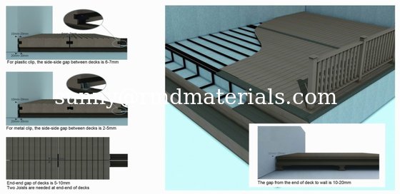 Removable WPC Decking ,High-performing Wood Alternatives For easy carefree Living 115*29(RMD-55) supplier