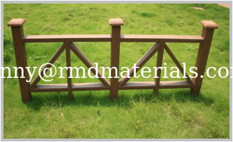 WPC Fence for Landscaping Ornament /External Landscaping Timber/wpc fence supplier