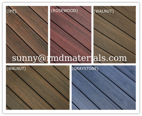 Anti-silp WPC Decking Floor With Recycled Material Co-Extrusion WPC 148*22mm (RMD-C03) supplier