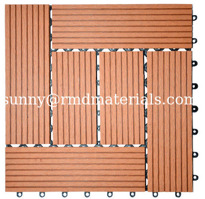 Outdoor wood laminate flooring/portable floor tiles   310*310*25mm (RMD-D4) supplier