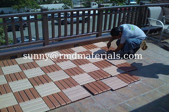 WPC DIY Tile Floor Panel 610*310*25mm (RMD-D7) supplier