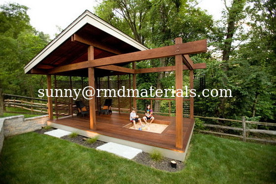 Abrasion resistance WPC wood pergola plastic wood pergola mold proof pergola 140*35(RMD-32 supplier