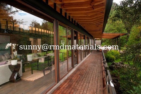 Abrasion resistance WPC hexagonal pergola folding pergola modern pergola 140*40mm(RMD-29) supplier
