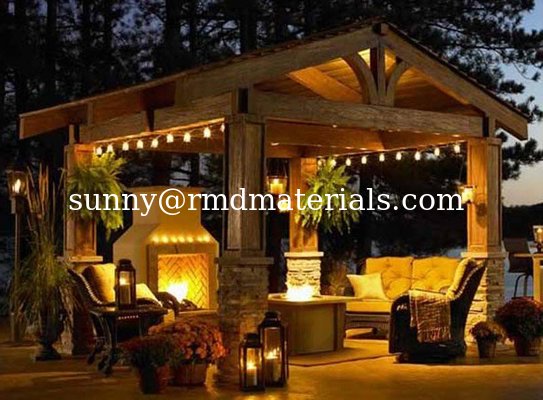 Rot proof corridor decoration modern decoration pergola cheap pergola 160*60mm(RMD-16) supplier