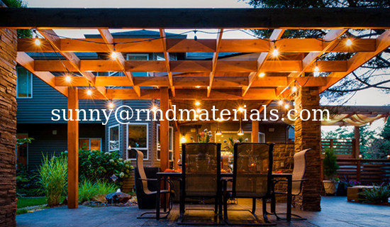 Rot proof corridor decoration modern decoration pergola cheap pergola 160*60mm(RMD-16) supplier