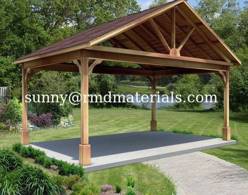High technology plastic wood pergola modern pergola balcony pergola 3m*3m supplier