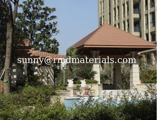 Renewable sources wpc cheap pergola modern pergola wood pergola 4m*4m supplier